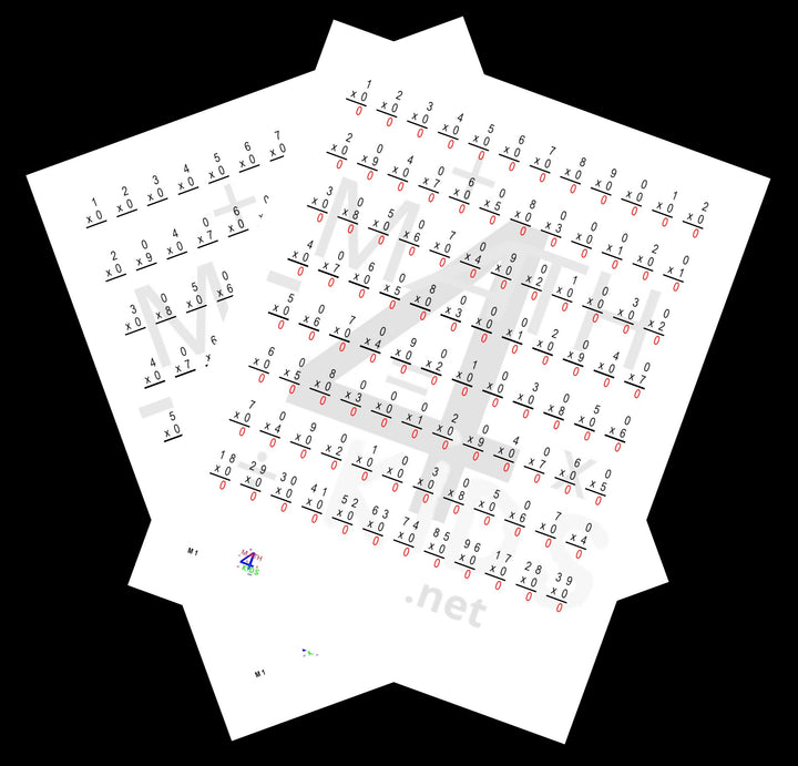 Printable Math Worksheets and Tools – Math4Kids.net